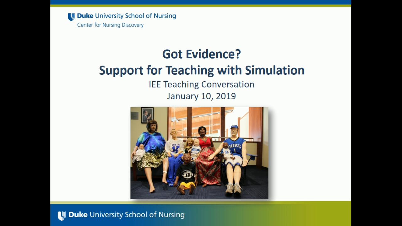Teaching Conversations: Got Evidence? Support For Teaching With ...