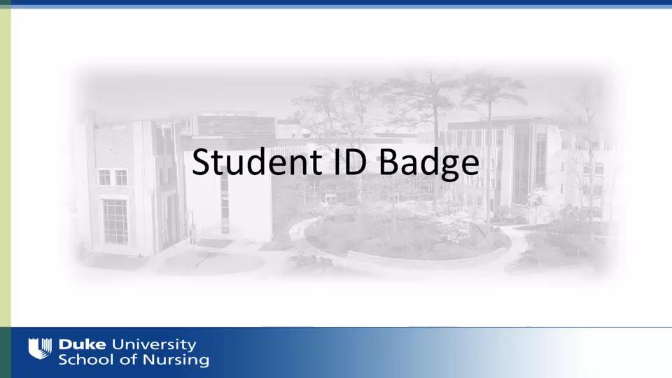 Student Services - Duke ID Badge